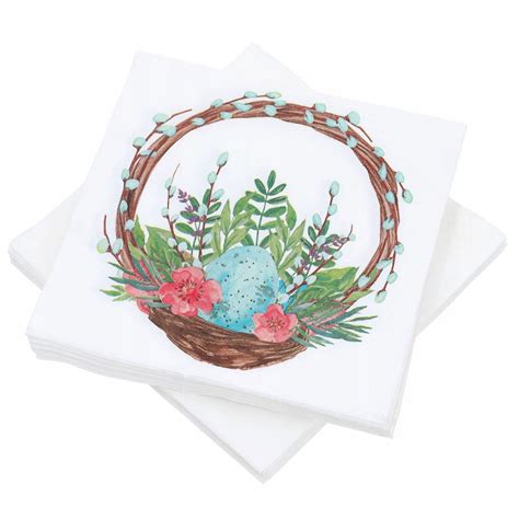 Serwetki Wielkanocne Papier Ozdoba Do Święconki Koszyczka Dekoracje