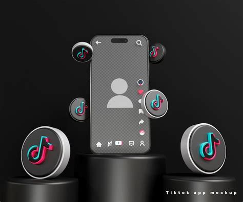 Premium PSD TikTok App Interface Mockup Or Tiktok Marketing Banner Design