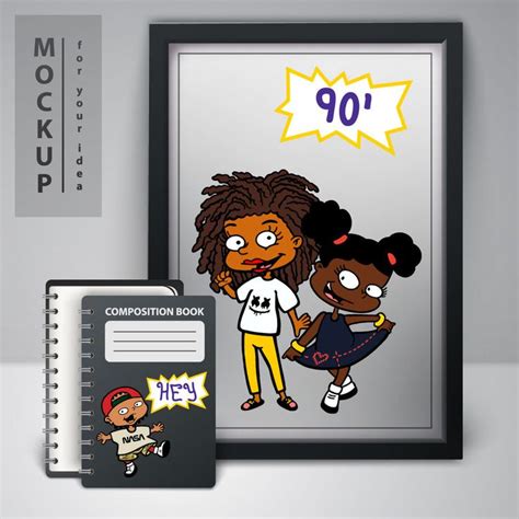 Afro Rugrats Layered SVG Afro Rugrats Cricut Afro Rugrats Font SVG