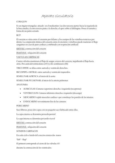 Aparato Circulatorio Dra Eritrocita UDocz