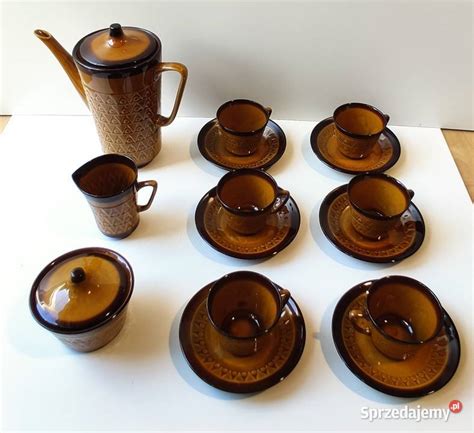 Zestaw serwis kawowy porcelana Chodzież PRL Pszczyna Sprzedajemy pl