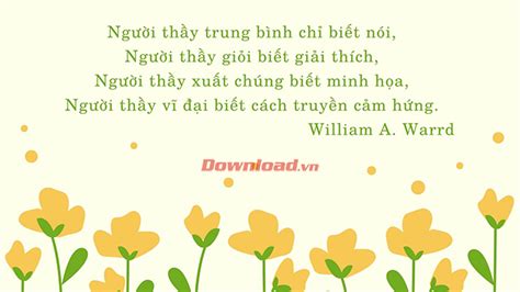 78 câu danh ngôn về thầy cô hay và ý nghĩa nhất Danh ngôn hay về thầy