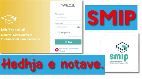 Si të punojmë në SMIP për të hedhur notat e periudhës YouTube