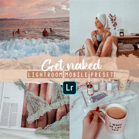 3 Lightroom Preset Get Naked Feed Instagram Filter Etsy