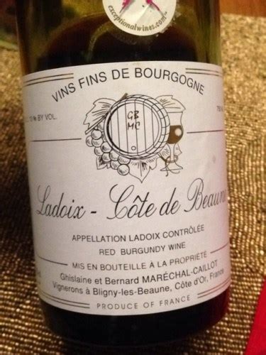 Marechal Caillot Ladoix Côte de Beaune Vivino US