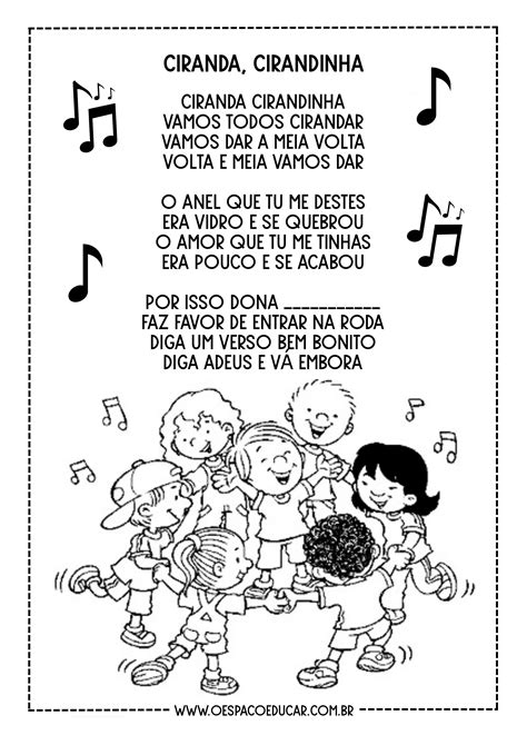 Meu livro de cantigas Blog Espaço Educar
