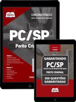 Baixe Apostila Pdf Combo Digital PC SP Perito Criminal Concurso E