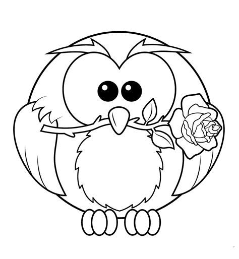 Baú da Web Desenhos de corujas para imprimir e colorir
