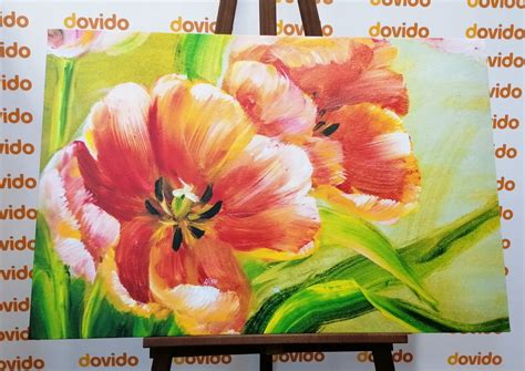 Obraz Erven Tulip Ny Vo Vintage Preveden Dovido Sk