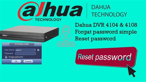 Xvr Dvr Dahua Hard Reset Password New Trick Working How To Reset