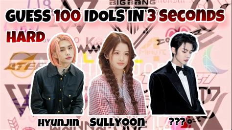 Can You Guess 100 Idols In 3 Seconds KPOP Challenge Version Hard
