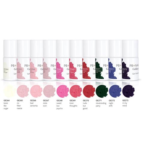Pb Nails Zestaw lakierów hybrydowych Moonlight 10 ml Sklep EMPIK