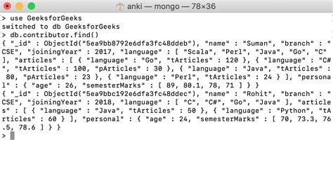 MongoDB slice 修饰符 码农参考