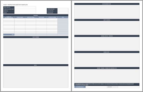 Daily Site Report Template Atlanticcityaquarium