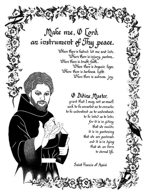 Free Printable St Francis Prayer Where There Is Despair Hope