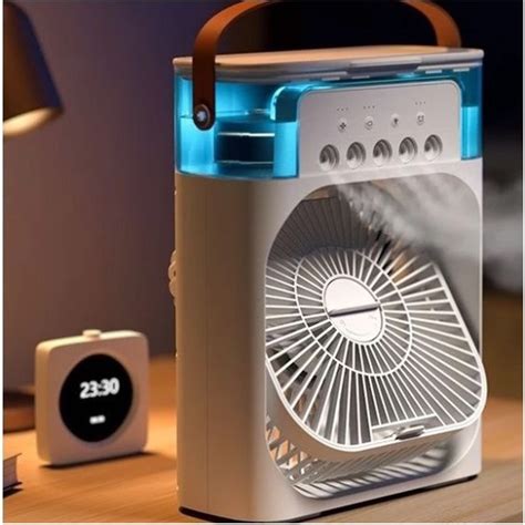 Ar Condicionado Pulverização e Refrigerador Água Ventilador De Mesa