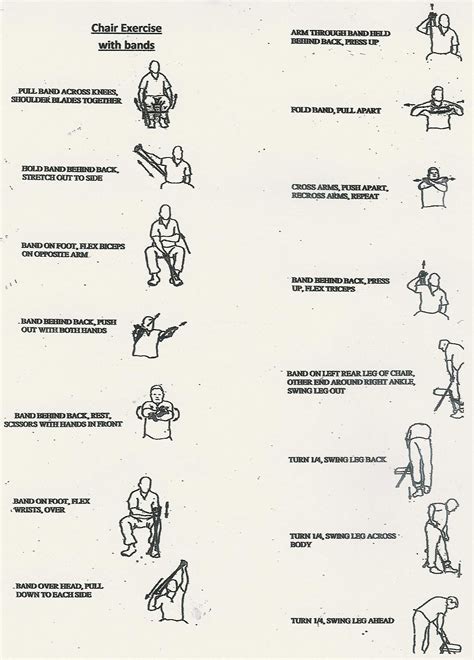 Printable Resistance Band Exercises For Seniors