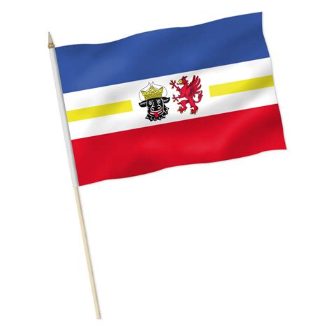 Stock Flagge Mecklenburg Vorpommern mit Wappen Premiumqualität 9 95
