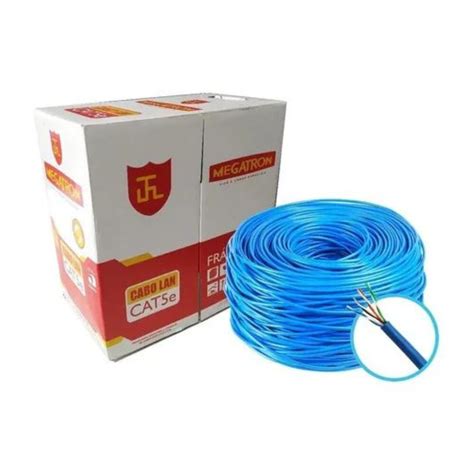 Caixa Cabo De Rede Utp 4 Pares Cat5e Megatron 305 Metros Homologado