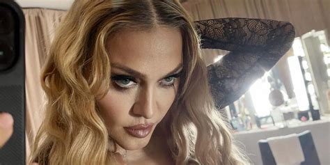 Madonna Shares Selfies Ahead Of Celebration Tour Launch In London