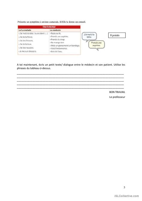 Contr Le Niveau Sant Compr Hensi Fran Ais Fle Fiches Pedagogiques