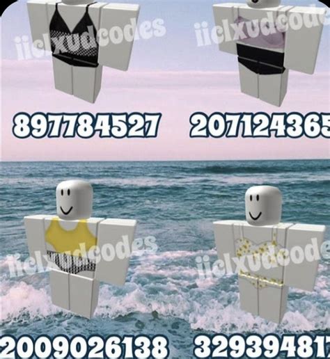 Bloxburg Swimming Outfit Code Roblox Codes Coding Roblox Roblox