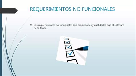 Requerimientos Funcionales Y No Funcionales PPT