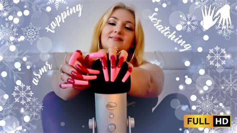 ASMR NY Tapping Mic Scratching Lora Long Nails