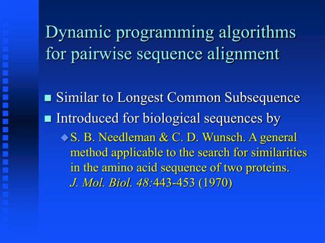 ppt sequence alignment powerpoint presentation free download id 4139505