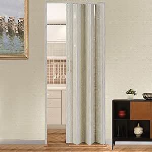 Folding Door Natural Pine Effect PVC Internal Accordion Concertina
