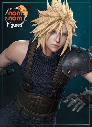 Cloud Strife Final Fantasy Vii D Model D Printable Cgtrader