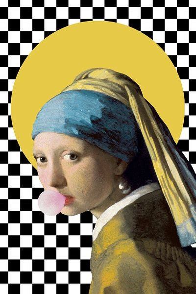 Releituras da obra moça brinco de Pérola Click Museus