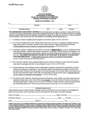 Georgia Form St How To Complete Fill And Sign Printable