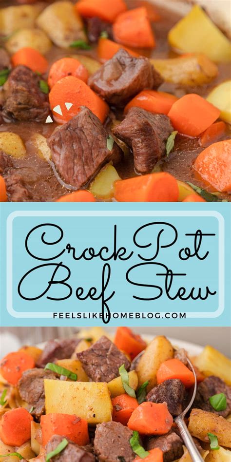 Easy Crock Pot Beef Stew Recipe