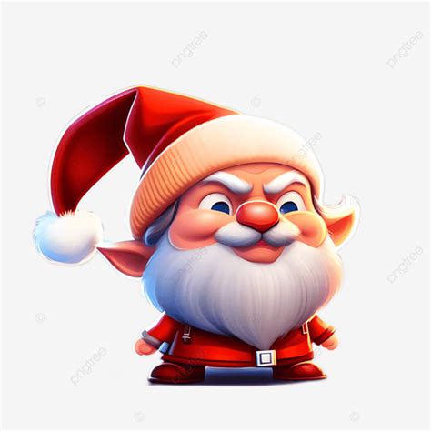 Red Angry Santa Claus Gnome Ai Artwork Santa Claus Gnome Santa Claus