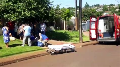 Gestante fica ferida ao sofrer queda no Bairro Santa Cruz Vídeo