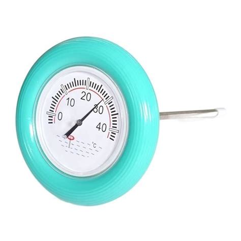 Flottant Thermometre Piscine Connect Avec Ficelle Naufrage Grand Cran