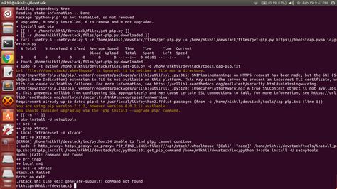 how to resolve this error while installing devstack kilo on ubuntu