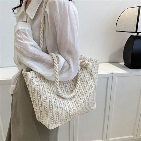 Cheap Yogodlns Summer Straw Handmade Women S Shoulder Bags Fashion