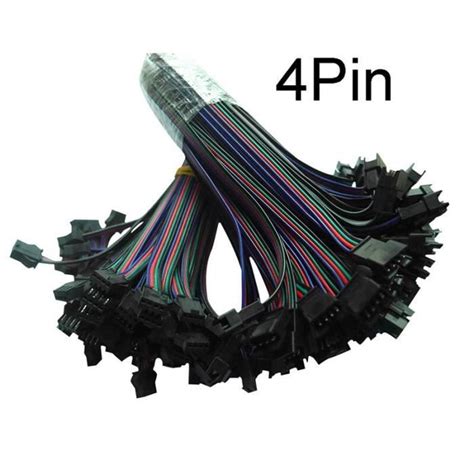 4pin 50 PCS Wiliam Lamp Connecteur Jst LED 5 100 Paires De 2 3 4 5