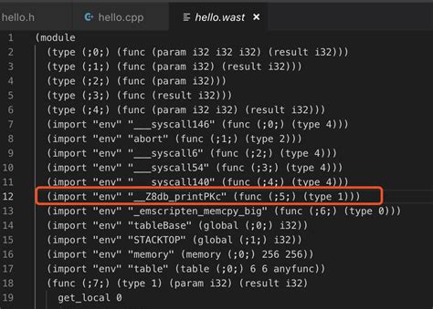 How To Retain A Undefined Symbol Name And Import In Wast Issue