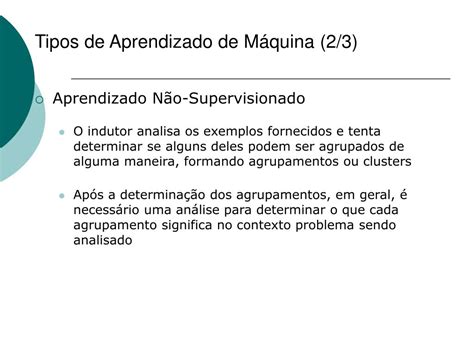 PPT Introdução ao Aprendizado de Máquina PowerPoint Presentation