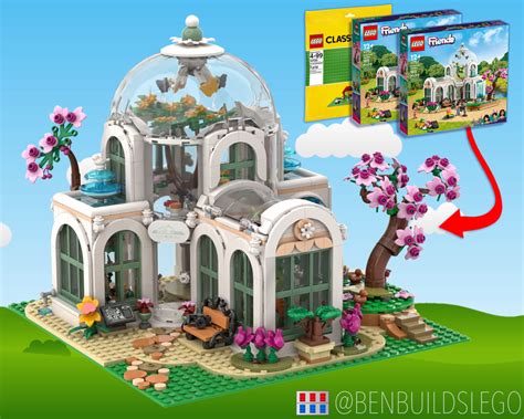 LEGO MOC Modular Botanical Garden Friends Set 41757 By Benbuildslego