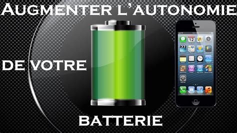 Améliorer l autonomie de votre batterie de votre Iphone YouTube