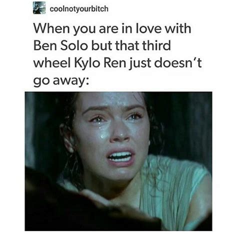 An Image Of A Woman Crying With The Caption When You Are In Love With