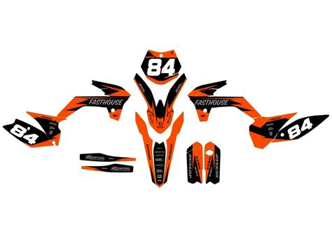 KTM 85 SX Graphic Kit 2013 2017 Fast Kitdeco Moto Fr