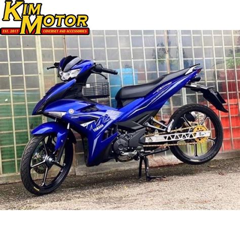 Coverset Y V V Original Velozi Mxking Blue Gp Biru Gp Dpbmc