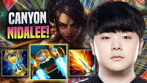 CANYON IS SO CLEAN WITH NIDALEE DK Canyon Plays Nidalee JUNGLE Vs
