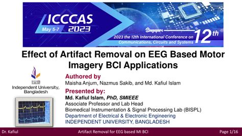 pdf presentation on artifact removal for eeg based mi bci effect of artifact removal on eeg