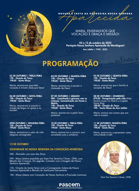 Novena E Festa Da Padroeira Nossa Senhora Aparecida
